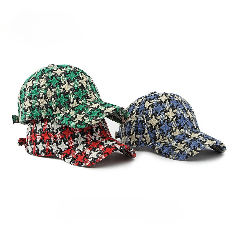 Starbound Houndstooth Cap – Stead Essentials