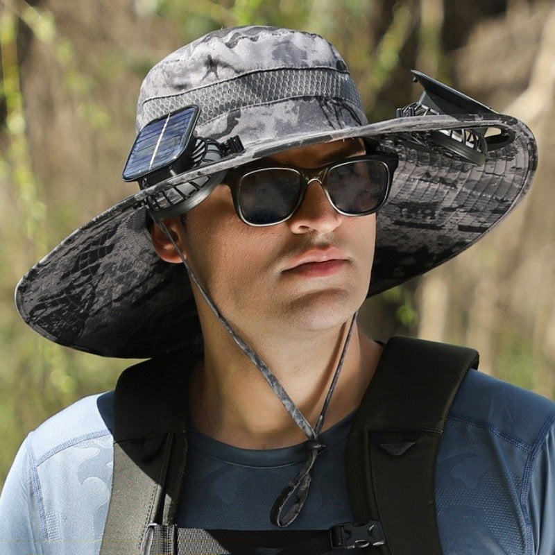 SolarBreeze™ Cooling Wide Brim Hat – Stead Essentials